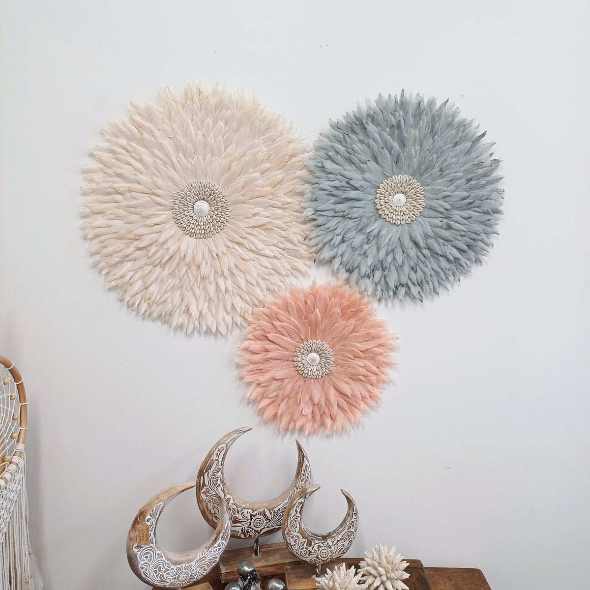 Large Tuscan Rose & Grey Cluster – Home Story